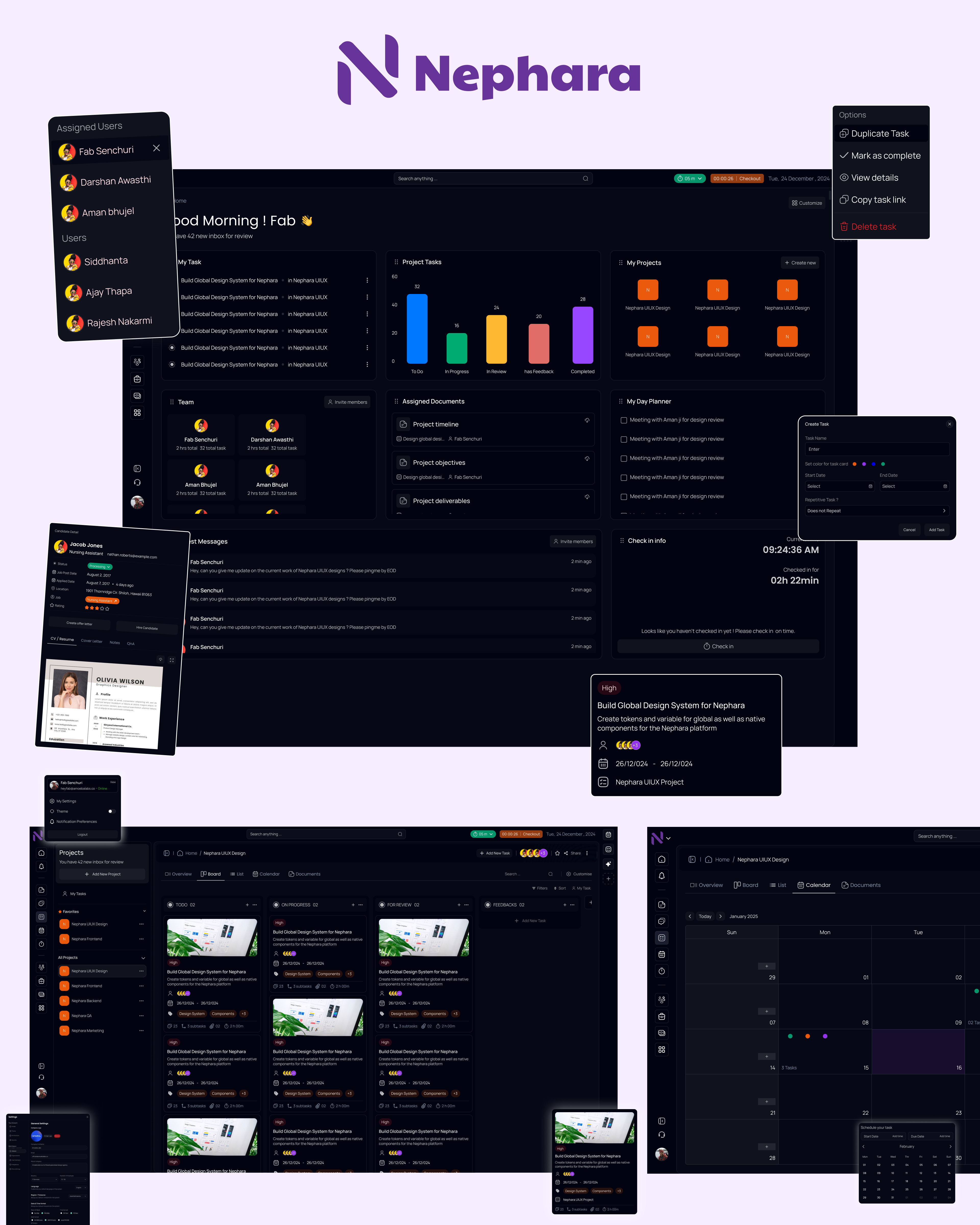 Nephara - Your first choice of Project Management Tool